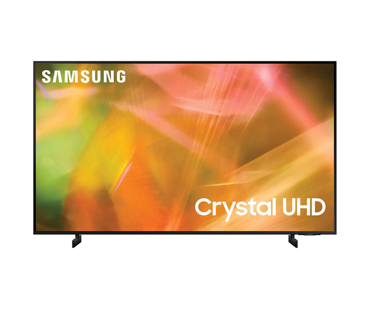 SAMSUNG 43-Inch Class Crystal 4K UHD AU8000 Series HDR, 3 HDMI Ports ...