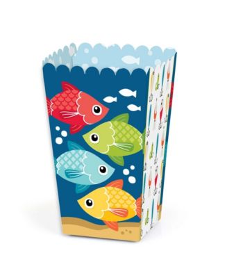 Let's Go Fishing - Birthday Party or Baby Shower Favor Popcorn Treat ...