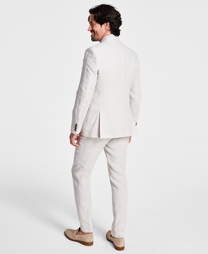 Bar III Men's Slim-Fit Linen Suit Separates, Created for Macy's - Macy's