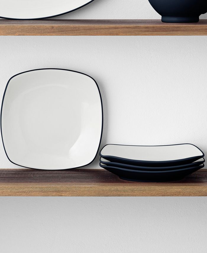 Noritake Colorwave Square Salad Plates, Set of 4 - Macy's