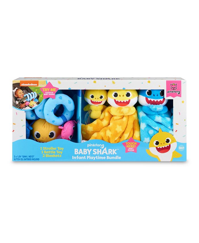 Baby Shark Stroller Toy Rattle Set - Macy's