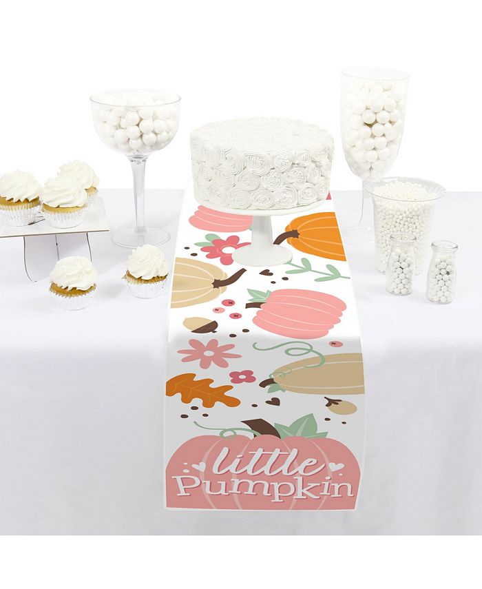 Big Dot of Happiness Girl Little Pumpkin Petite Birthday or Baby Shower ...