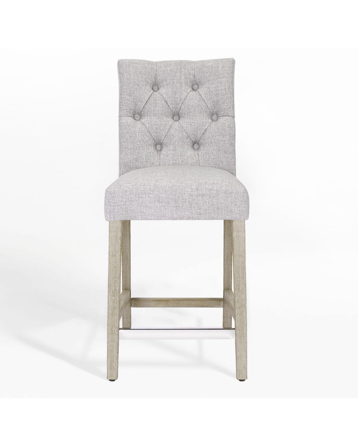 Click here for WestinTrends 24 Linen Fabric Tufted Counter Stool... prices
