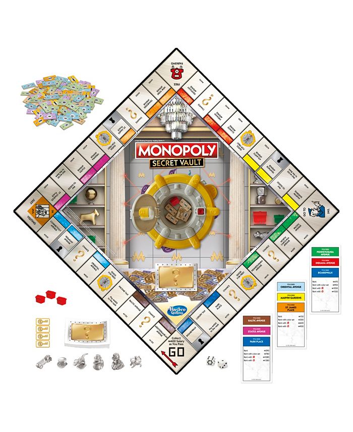 Hasbro Gaming Hasbro Monopoly Secret Vault - Macy's