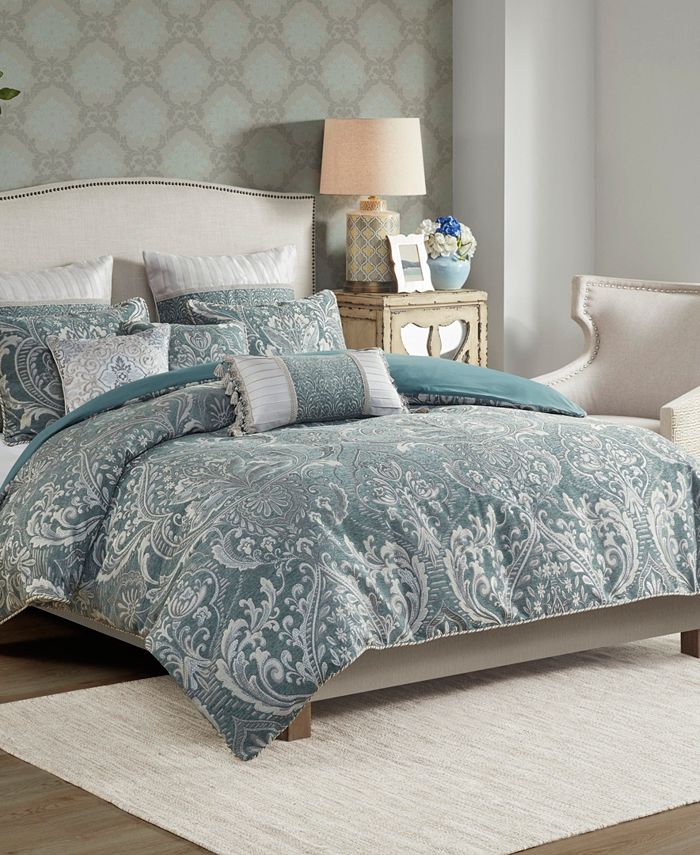 Madison Park Signature Adelphia Jacquard 9-Pc.Comforter Set, King - Macy's