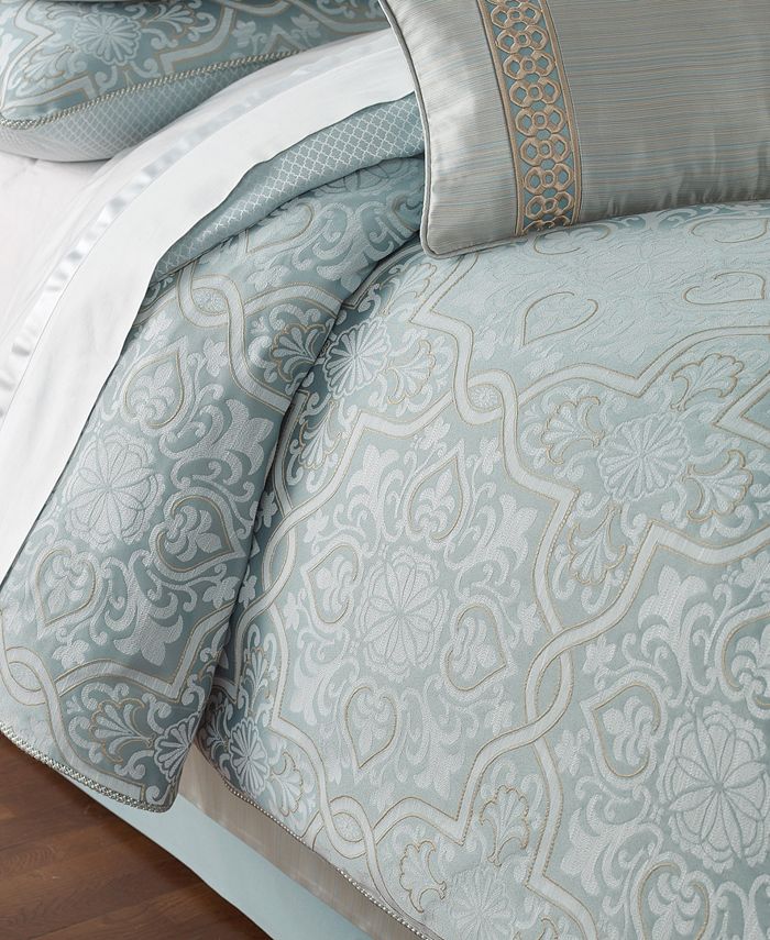Waterford CLOSEOUT! Arezzo Reversible 6 Piece Comforter Set, King - Macy's