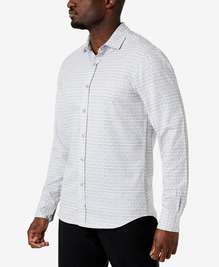 Kenneth Cole Men’s Slim Fit Performance Shirt - Macy's