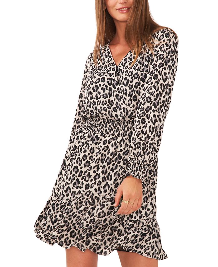 Vince Camuto Plus Size Smocked-Waist Fit & Flare Dress & Reviews ...