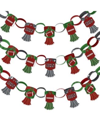 Big Dot of Happiness End Zone - Football - 90 Chain Links & 30 Tassels ...