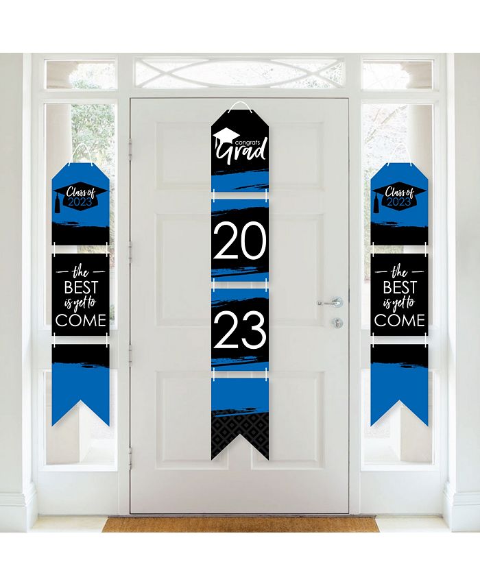 Big Dot of Happiness Blue Grad - Best is Yet to Come - Vertical Paper ...