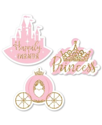 Big Dot of Happiness Little Princess Crown - DIY Shaped Baby Shower or ...