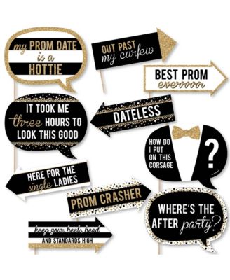 Big Dot of Happiness Funny Prom - Prom Night Party Photo Booth Props ...