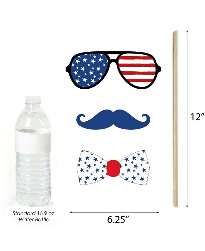 Big Dot of Happiness Stars & Stripes - USA Patriotic Party Photo Booth ...