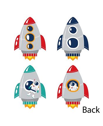 Big Dot of Happiness Blast Off to Outer Space - Decor DIY Baby Shower ...