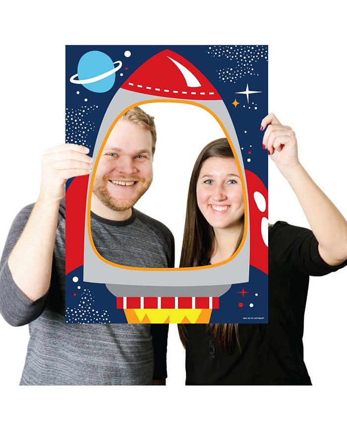 Big Dot of Happiness Blast Off to Outer Space - Rocket Ship Party Photo ...