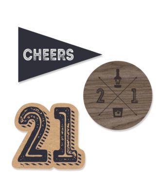 Finally 21 - 21st Birthday - DIY Shaped Party Cut-Outs - 24 Ct - Macy's
