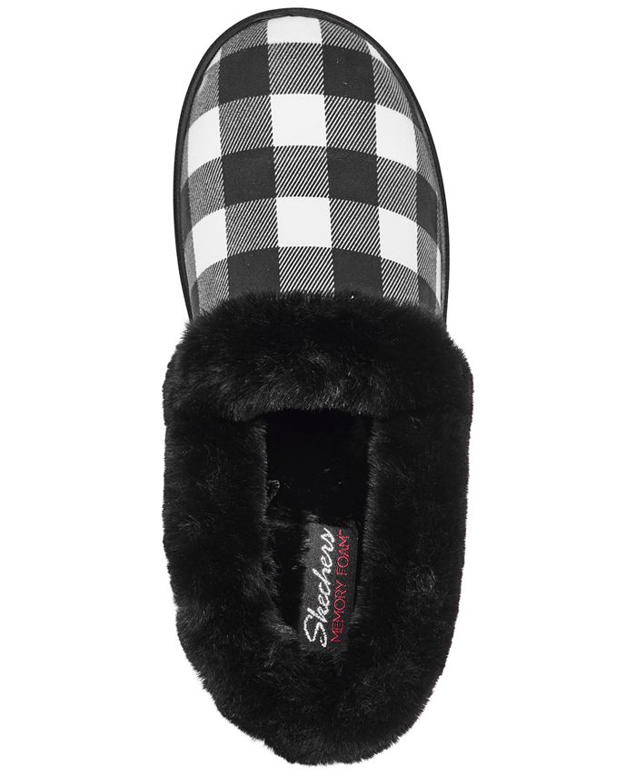 Skechers Women's Cozy Campfire - Check Mate Indoor and Outdoor Slippers ...