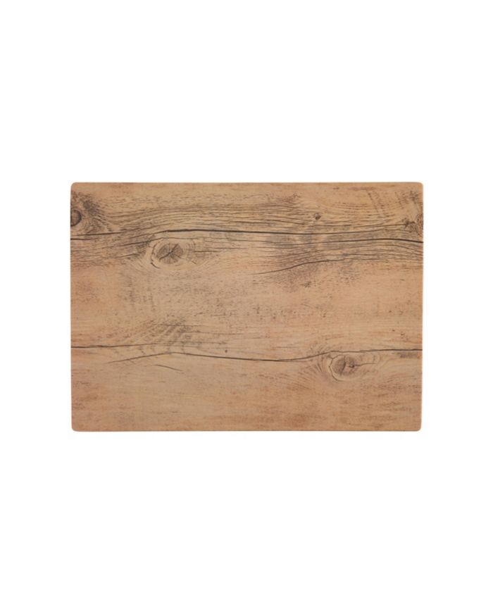 Fortessa Melamine Wood Rectangle Tray, 14" x 10" - Macy's