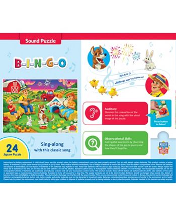 MasterPieces Puzzles MasterPieces 24 Piece Sing-A-Long Sound Puzzle - B ...