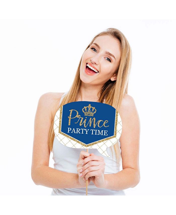 Big Dot of Happiness Funny Royal Prince Charming - Party Photo Booth ...