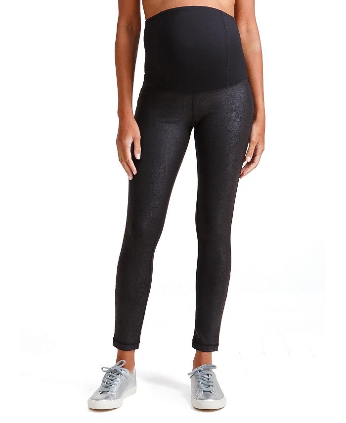 Ingrid + Isabel Women's Maternity Faux Leather Legging - Macy's