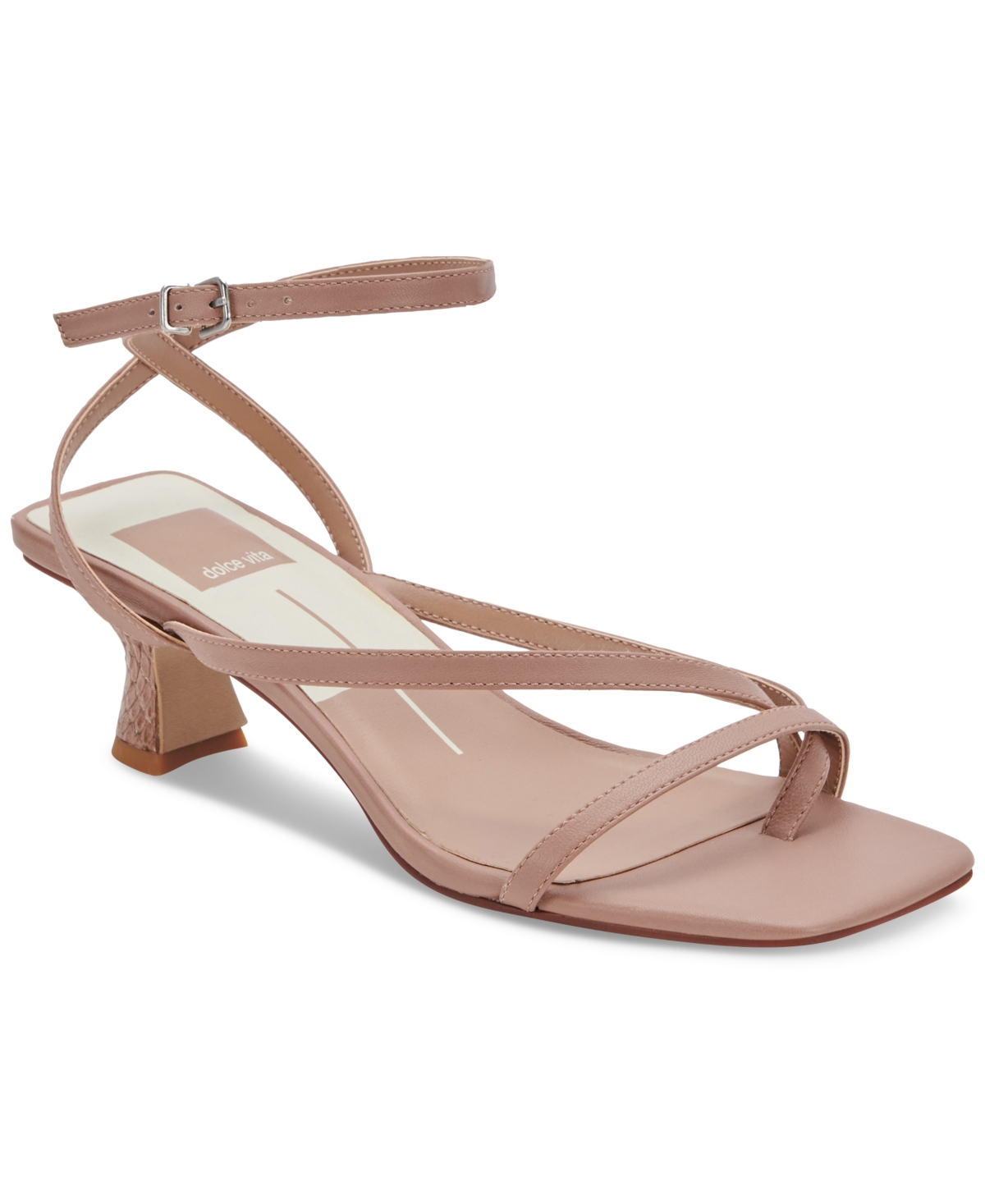 Click here for Dolce Vita Womens Baylor Strappy Kitten-Heel Dress... prices
