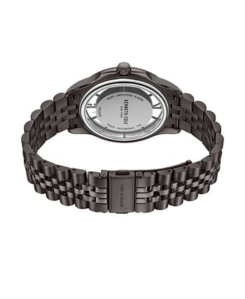 Kenneth Cole New York Men's Transparency Dial Brown Stainless Steel ...