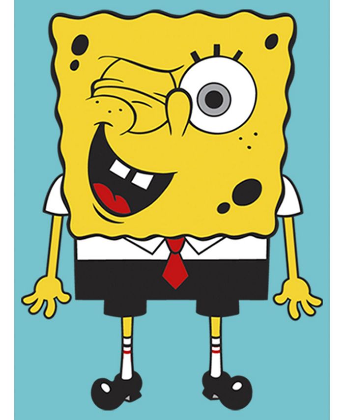 Nickelodeon Girl's SpongeBob SquarePants Wink Attitude Child T-Shirt ...