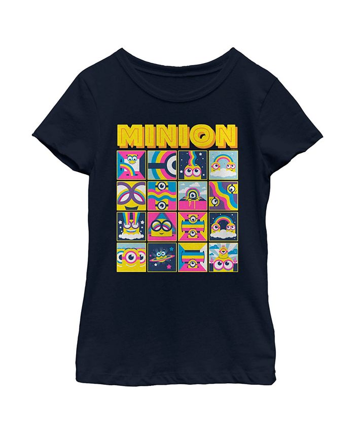 NBC Universal Girl's Minions: The Rise of Gru Rainbow Panels Child T ...