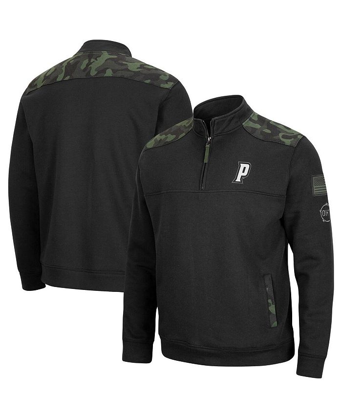Colosseum Men's Black Providence Friars OHT Military-inspired Appreciation Commo Fleece Quarter ...