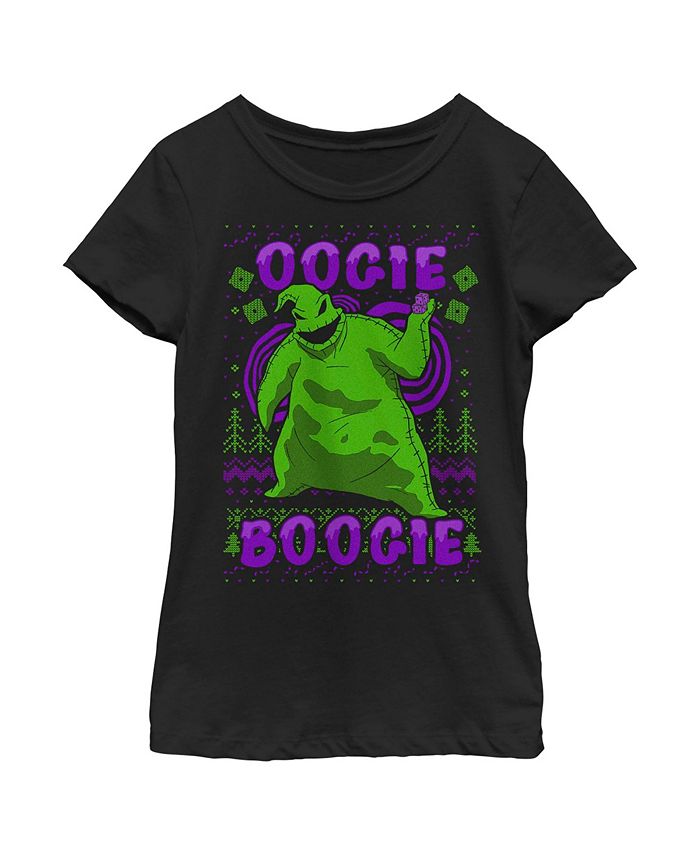 Disney Girl's The Nightmare Before Christmas Oogie Boogie Ugly Sweater ...