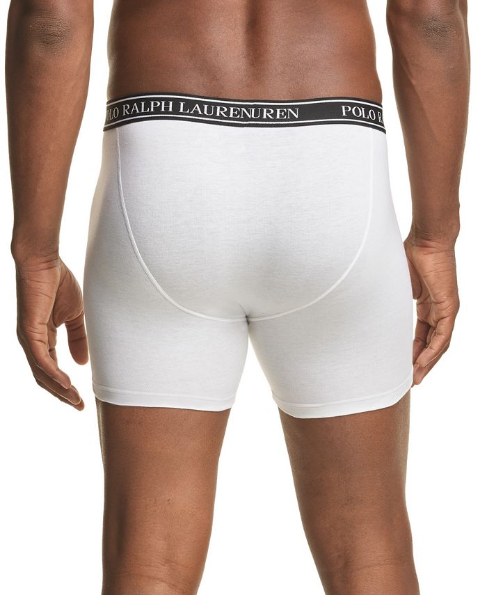 Polo Ralph Lauren Men's Big & Tall Stretch Classic Boxer Briefs, 3-Pack ...