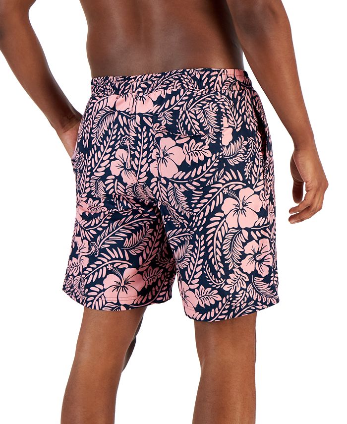 Club Room Men's Johnson Swim Trunks, Created for Macy's & Reviews ...