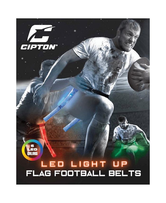 Cipton Sports Adjustable LED Light-Up Day and Night Flag Football Belts ...