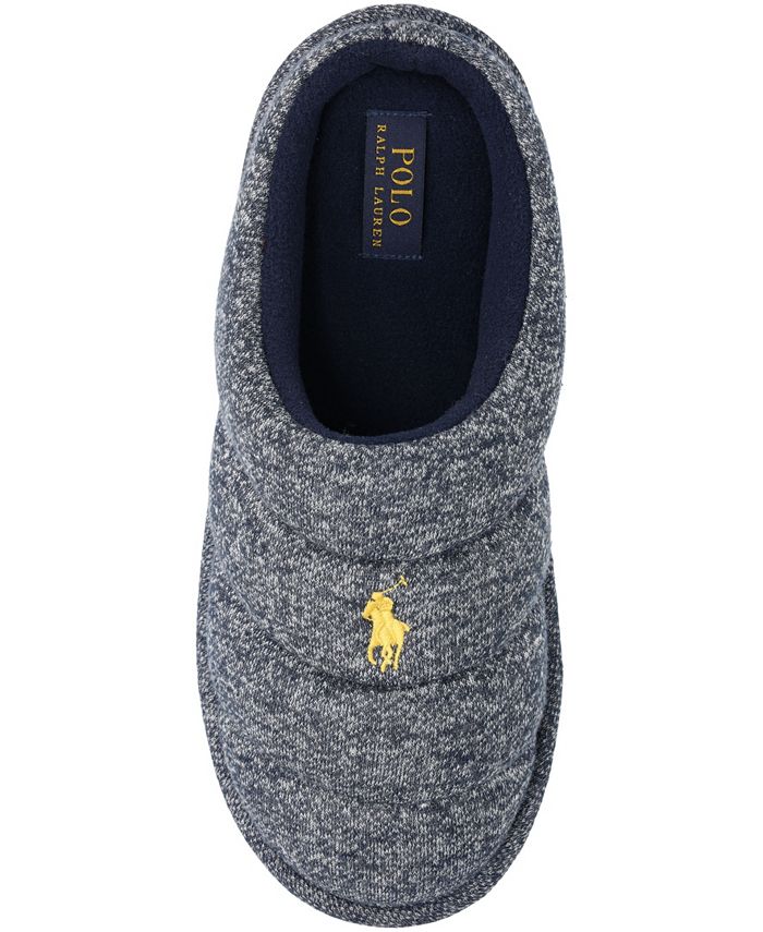 Polo Ralph Lauren Men's Emery Quilted Tech Fleece Clog Slipper - Macy's