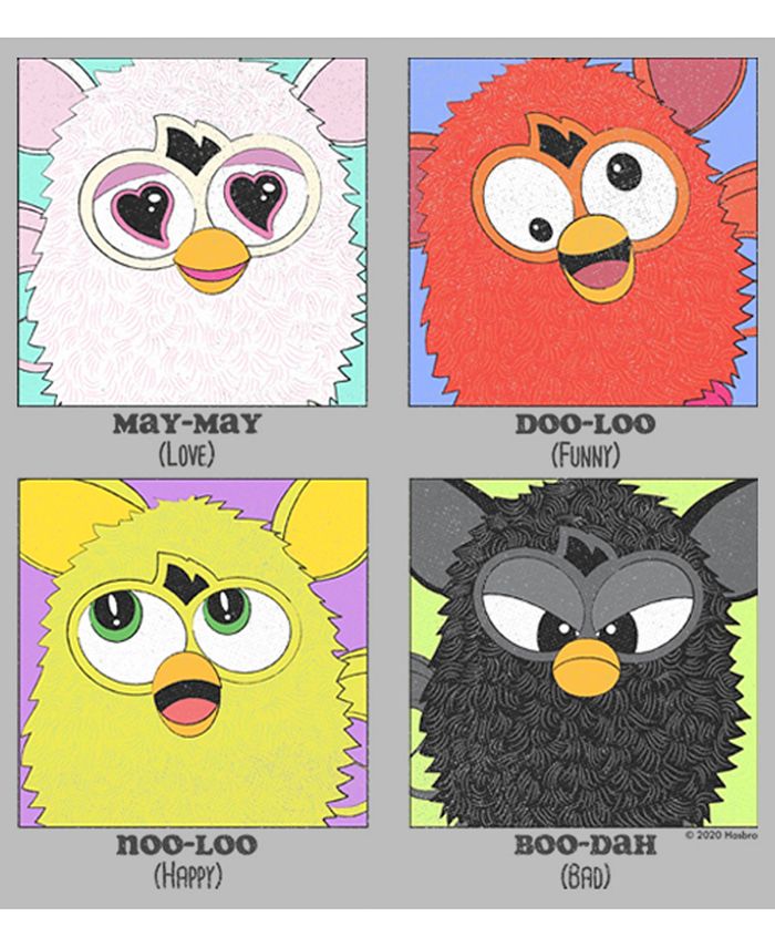 Hasbro Girl's Furby Furby Feelings Names Child T-Shirt - Macy's