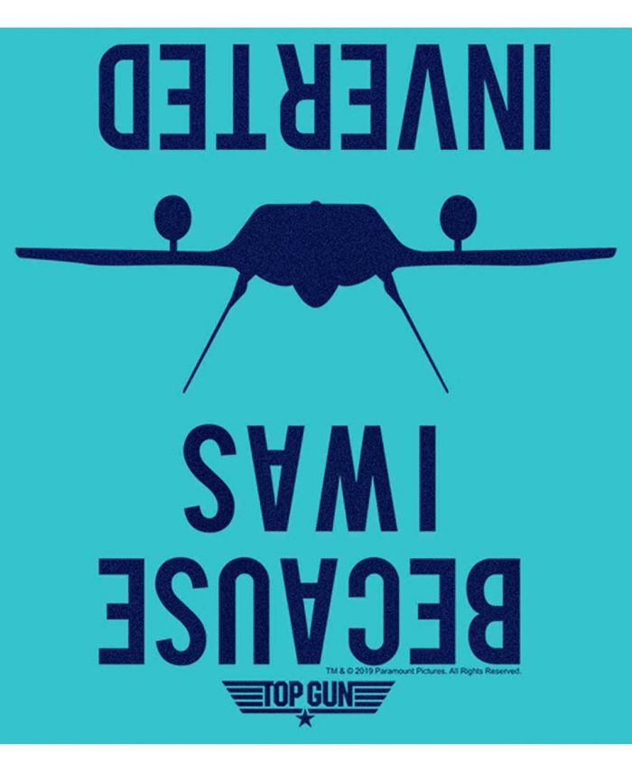 Paramount Pictures Girl's Top Gun Because I Was Inverted Child T-Shirt ...