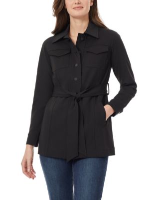 Jones New York Women's Tie Waist Compression Jacket - Macy's