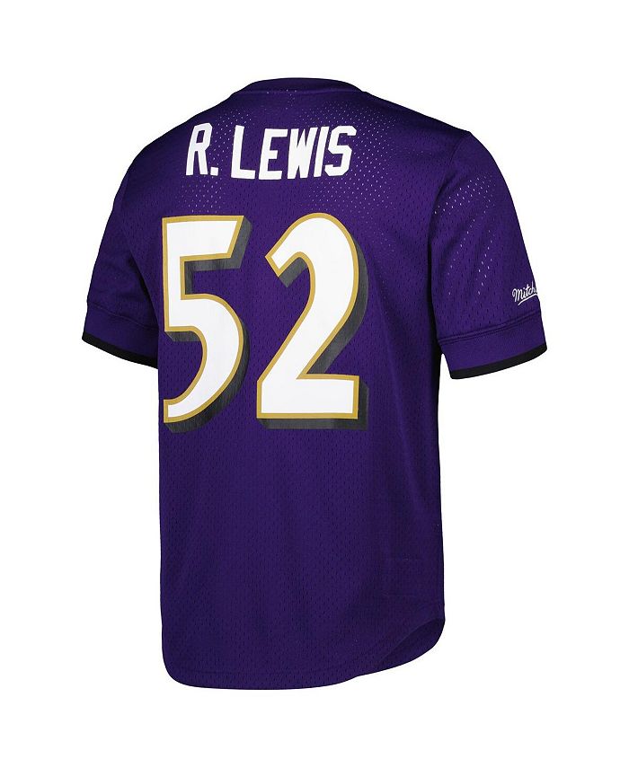 Mitchell & Ness Men's Ray Lewis Purple Baltimore Ravens Retired Player ...