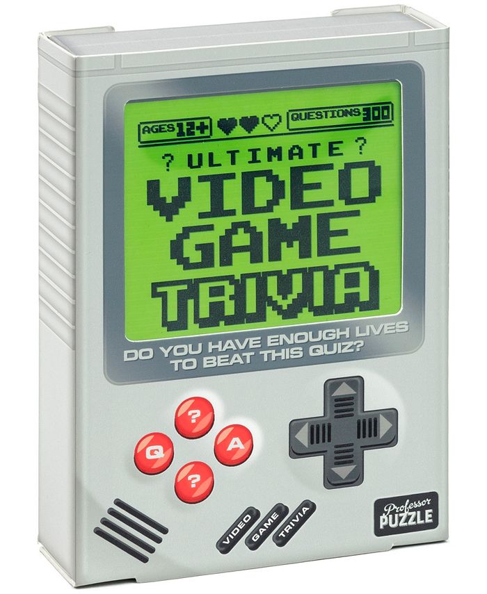 Professor Puzzle Ultimate Video Game Trivia Puzzle Set, 300 Piece - Macy's