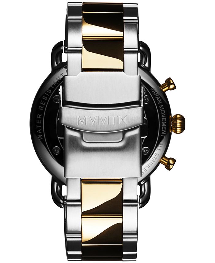 MVMT Men's Blacktop Two-Tone Stainless Steel Bracelet Watch 42mm ...