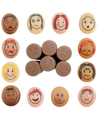 Kaplan Early Learning Emotions Dough Rollers Tactile Emotion Stones ...