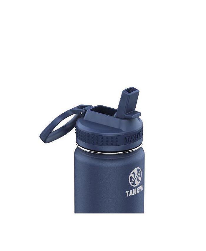 Takeya Actives 24 oz Insulated Stainless Steel Water Bottle with Straw ...