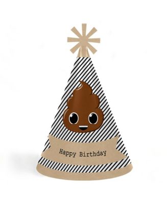 Big Dot of Happiness Party 'Til You're Pooped - Cone Poop Emoji Happy ...