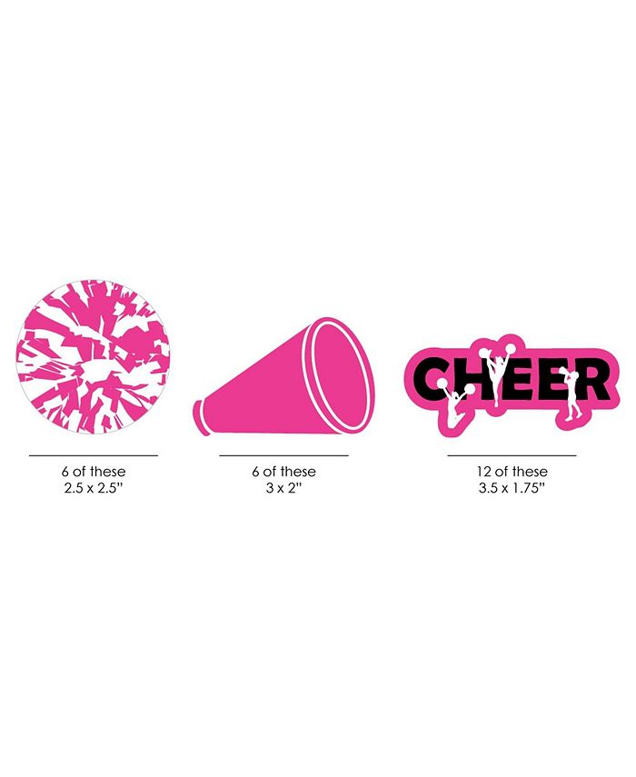 Big Dot of Happiness We've Got Spirit - Cheerleading - Paper Straw ...