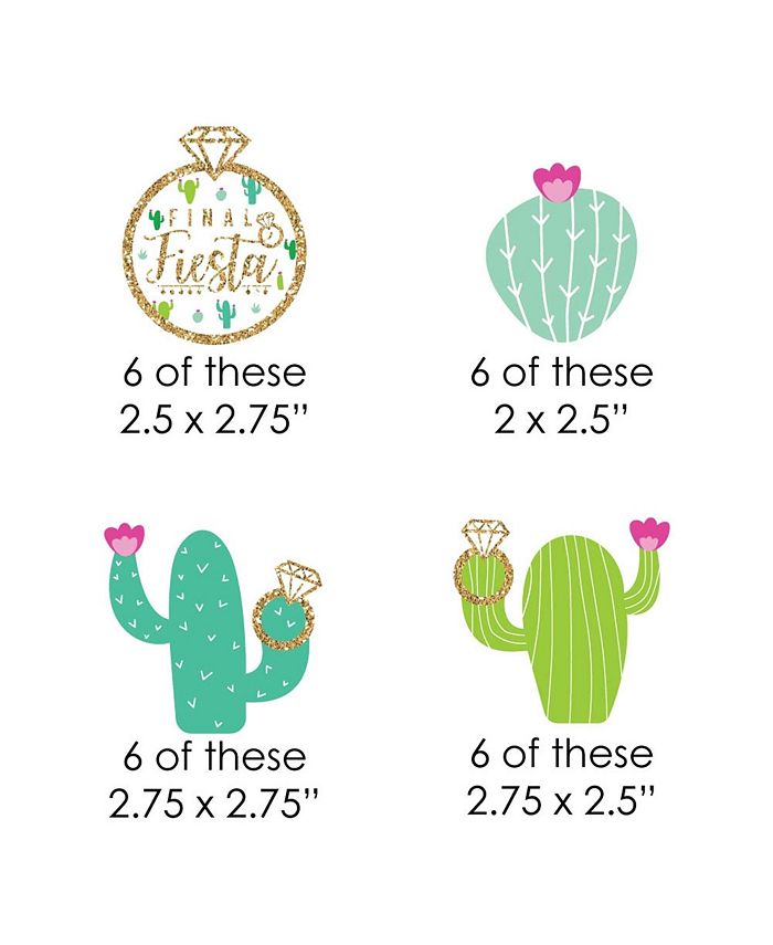 Big Dot of Happiness Final Fiesta - Paper Straw Decor - Bachelorette ...