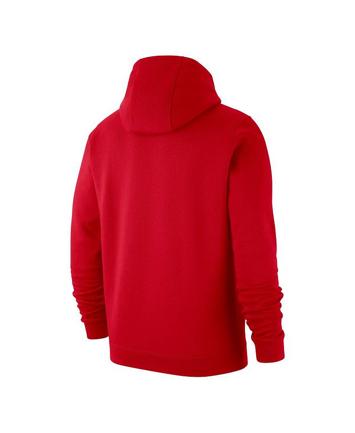 Nike Men's Red USMNT Club Primary Pullover Hoodie - Macy's