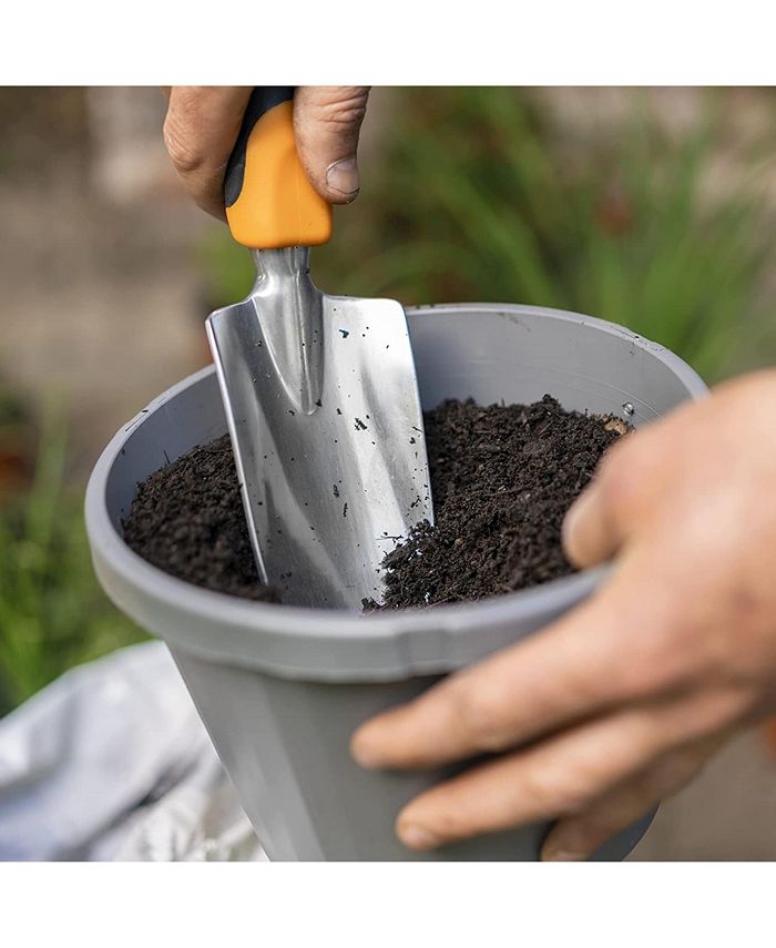 Fiskars Ergo Garden Hand Trowel, Black - Macy's
