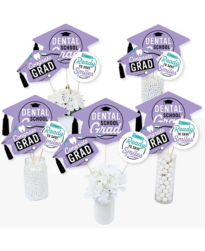 Big Dot of Happiness Dental School Grad - Graduation Party Centerpiece ...