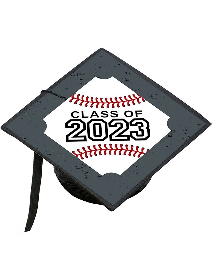 Big Dot of Happiness Grad Baseball - 2024 Graduation Cap Decorations ...